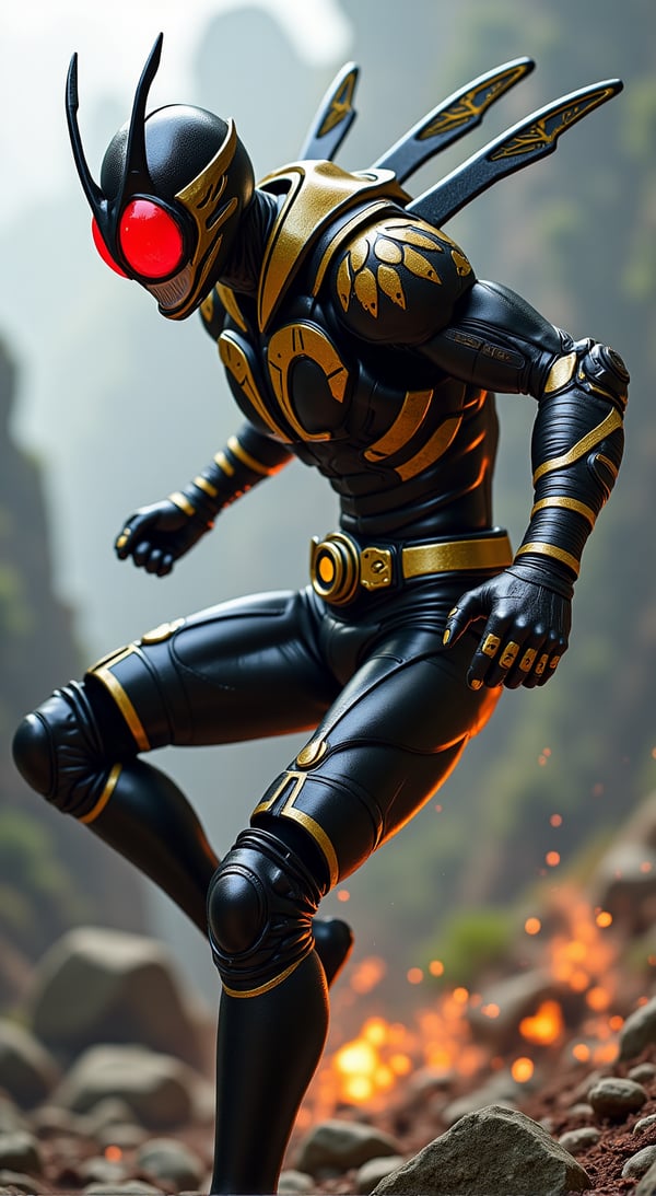 Daily Theme: Masked Rider | image created by kei | Tensor.Art