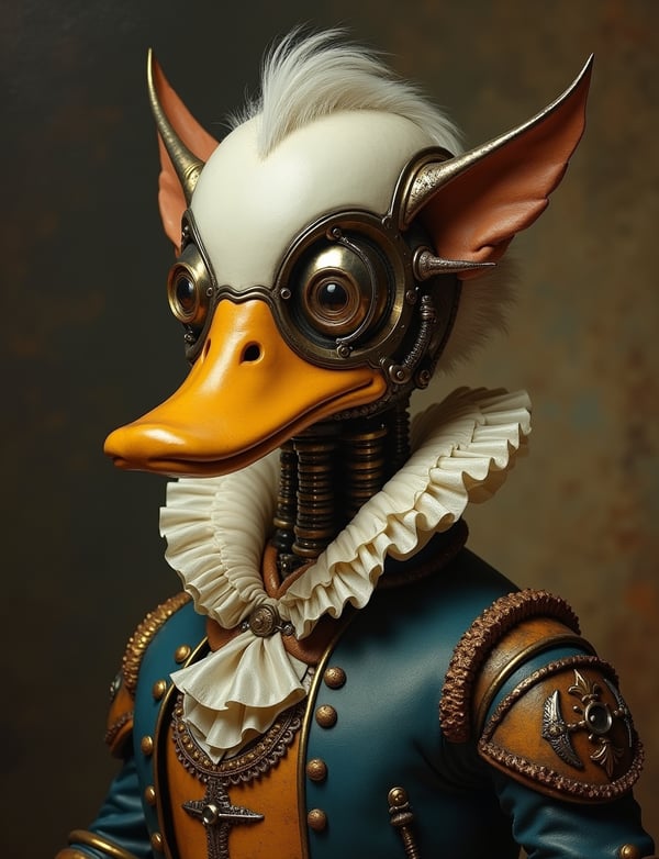 cyber ducks and more | image created by Crystalballmech | Tensor.Art