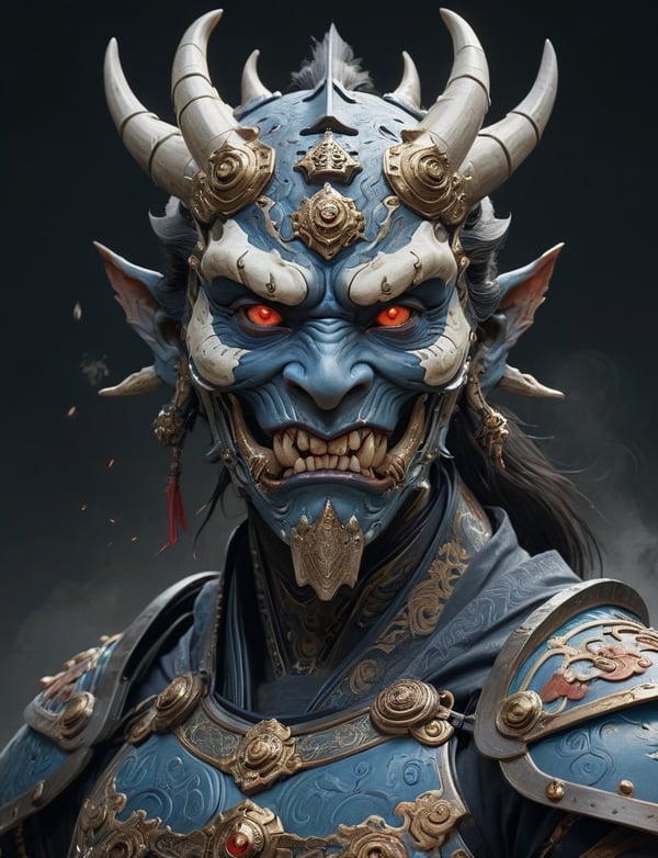 Oni | image created by Crystalballmech | Tensor.Art