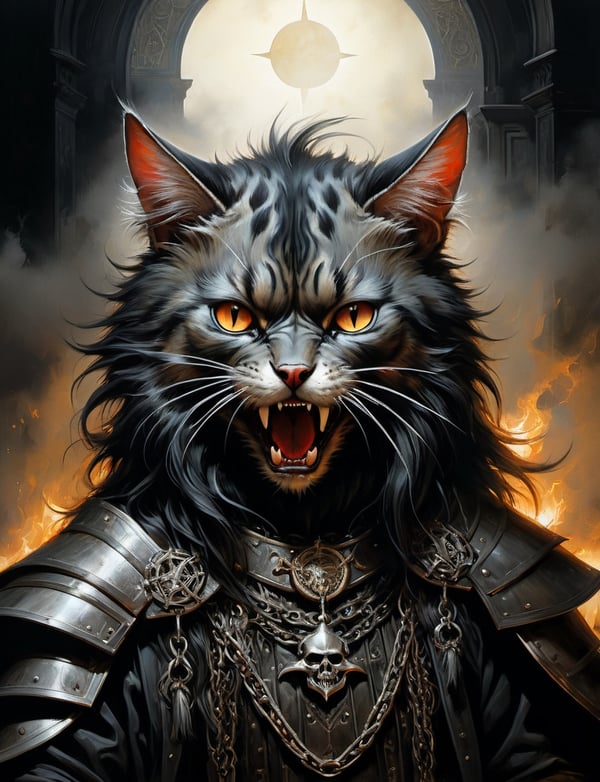 Cat assassins | image created by Crystalballmech | Tensor.Art