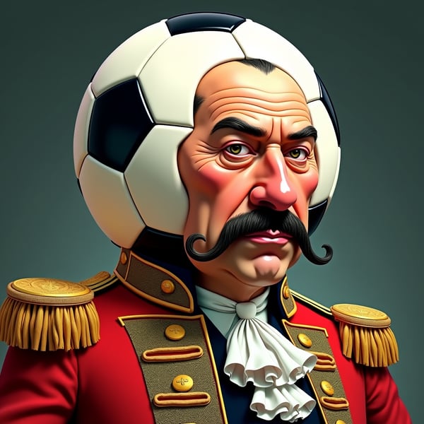 football dictator | image created by Crystalballmech | Tensor.Art