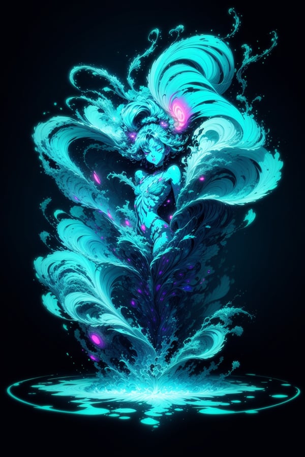 Surf sprite | image created by SketchyLogic | Tensor.Art