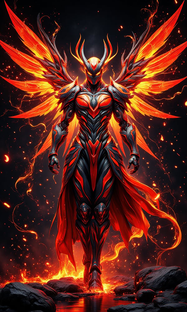 Red Wings | image created by user_669469313048138829 | Tensor.Art