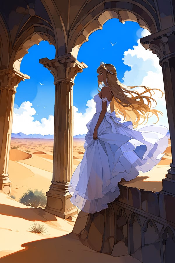 desert princess. | image created by zen@shikaMM | Tensor.Art
