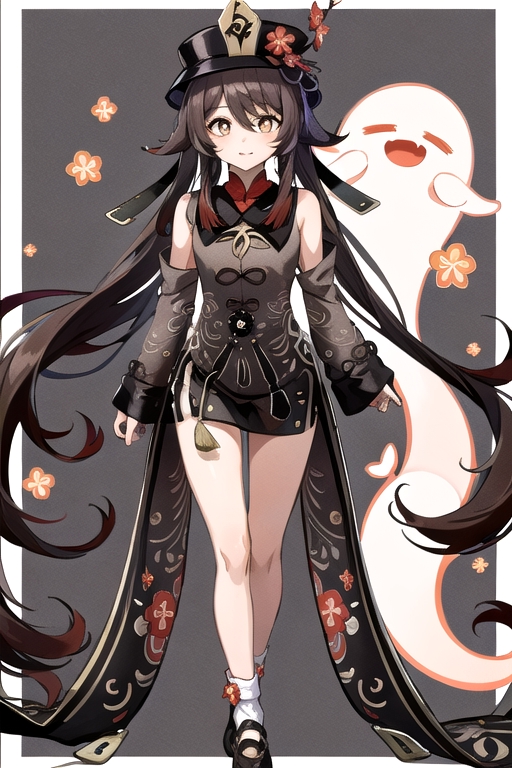 (hu tao solo character) (Solo | image created by user ...