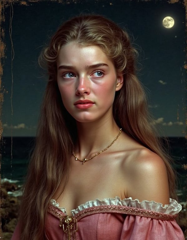 Beautiful Brooke Shields | image created by LEACKUKOUT | Tensor.Art