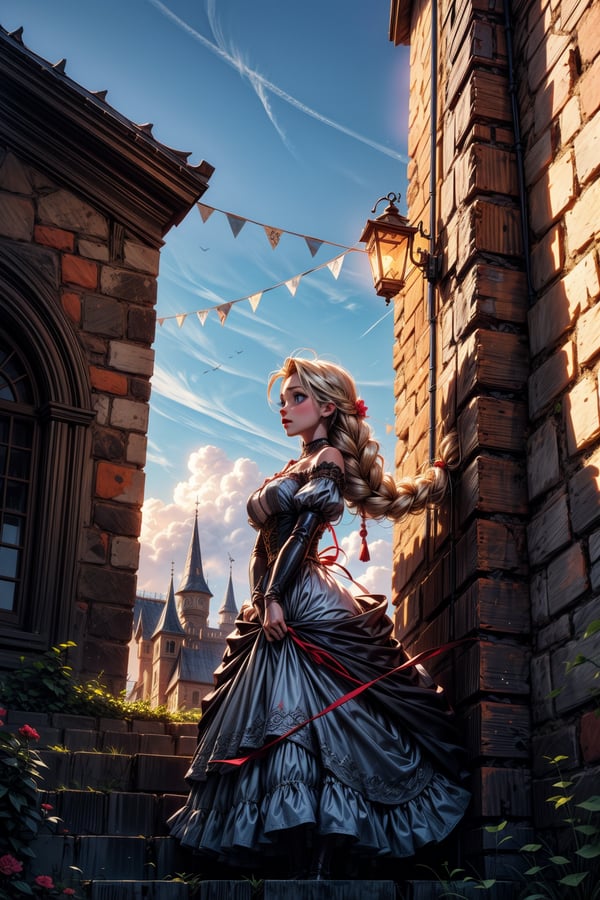 RAPUNZEL from Disney tied up i | image created by user ...