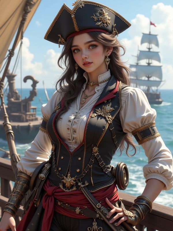 Pirat girl | image created by user_673077300324996366 | Tensor.Art