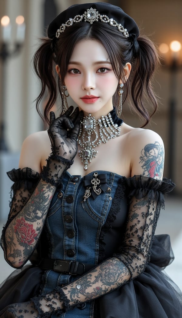 Gothic punk rock | image created by Skyskyworld0 | Tensor.Art