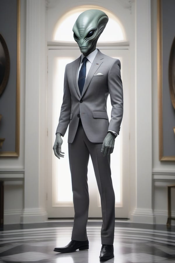 Senator Grey of planet Niburu | image created by Mister E | Tensor.Art