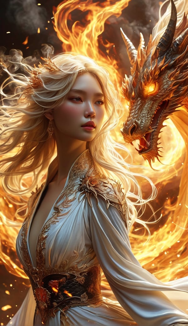 Fire Goddess | image created by DariaVerse | Tensor.Art