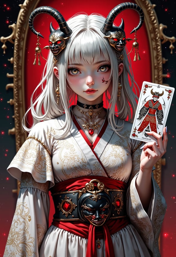 In the Cards Anime Style. Insp | image created by DariaVerse | Tensor.Art