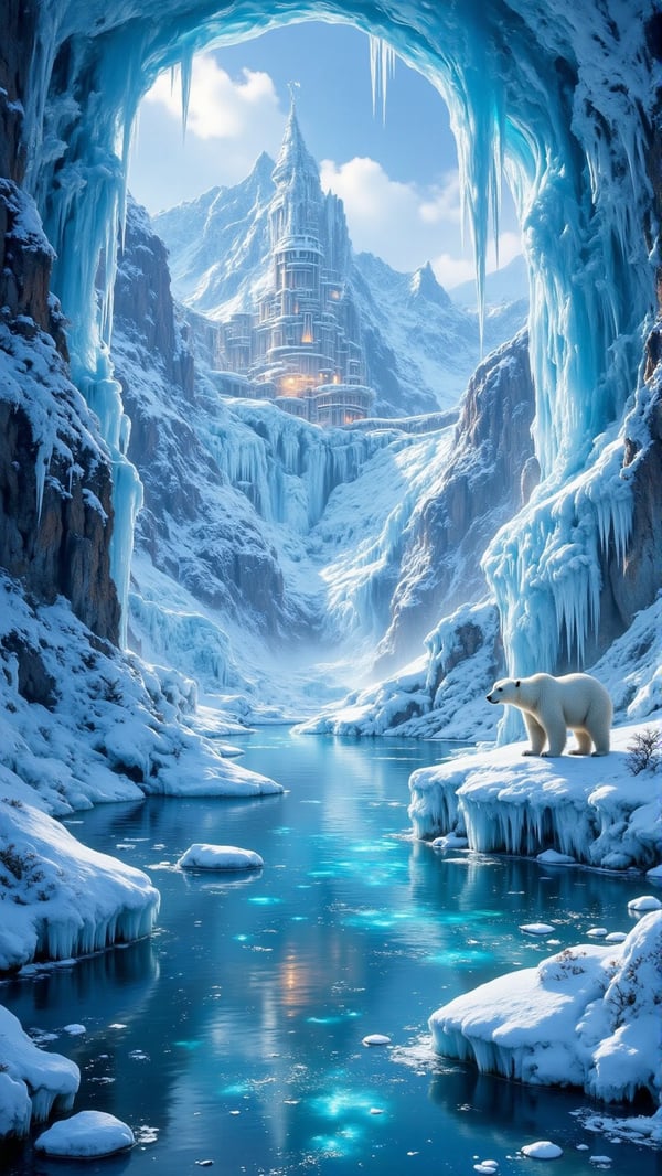 It shows a dreamlike world of | image created by user ...