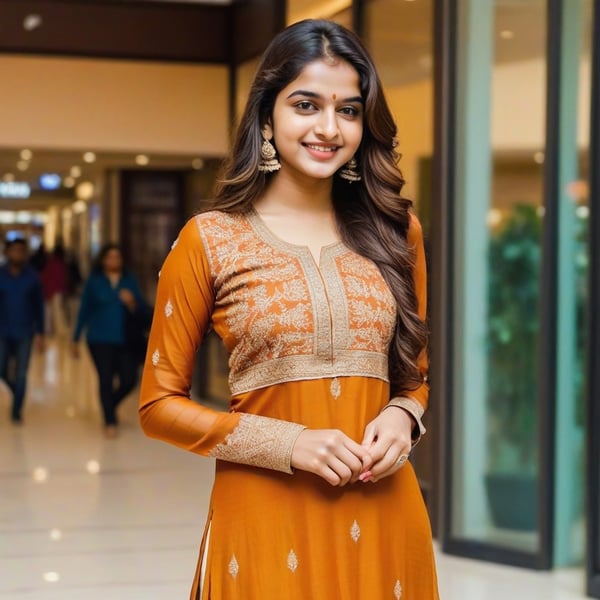 Cute India Girl | image created by Veni | Tensor.Art