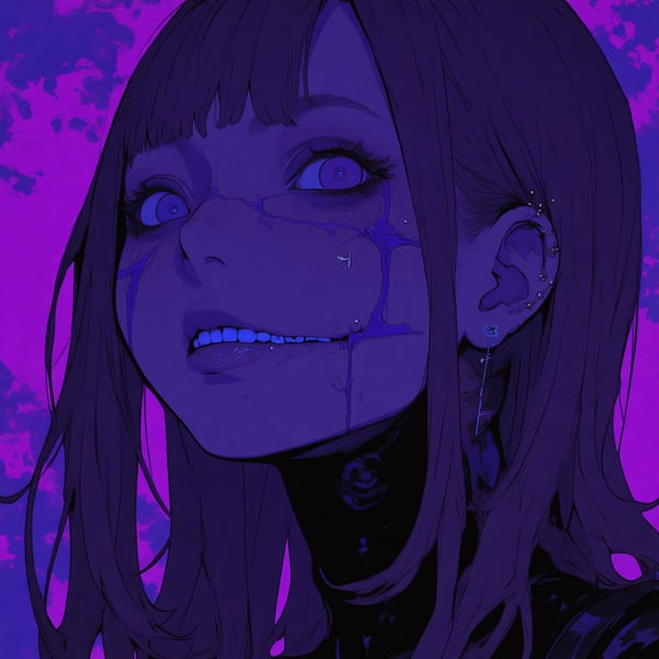 Cyborg girl, cunning, creepy s | image created by Prettycherry | Tensor.Art
