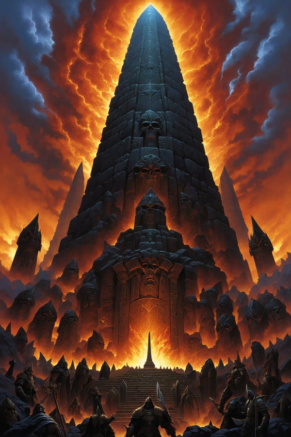 Pillar of Skulls, Avernus, Baa | image created by Incindious471199 ...