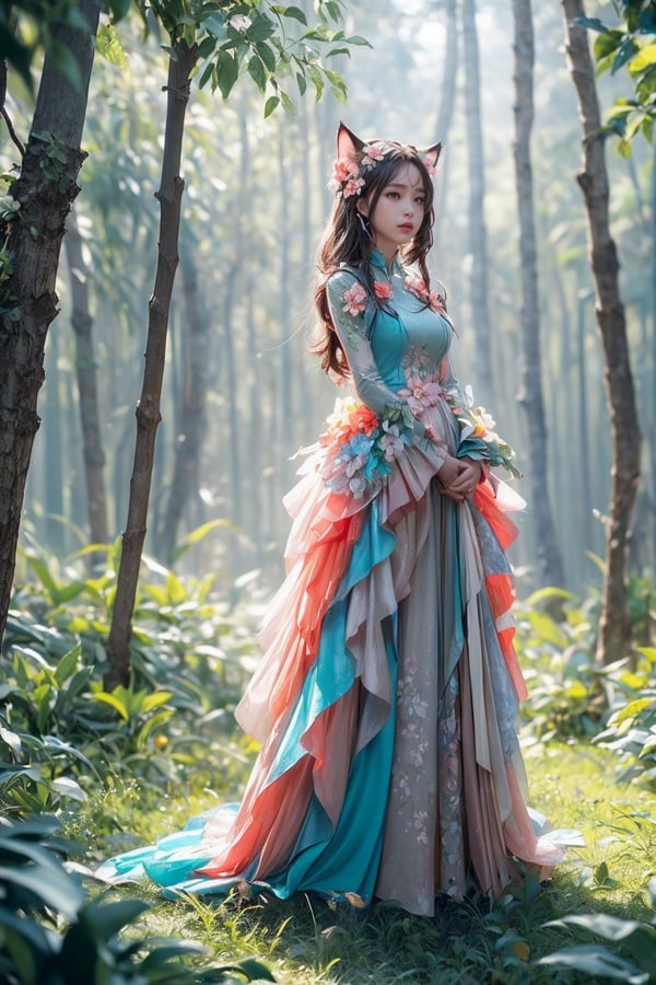 animal princess in wild | image created by NOUGHTY BOYS | Tensor.Art