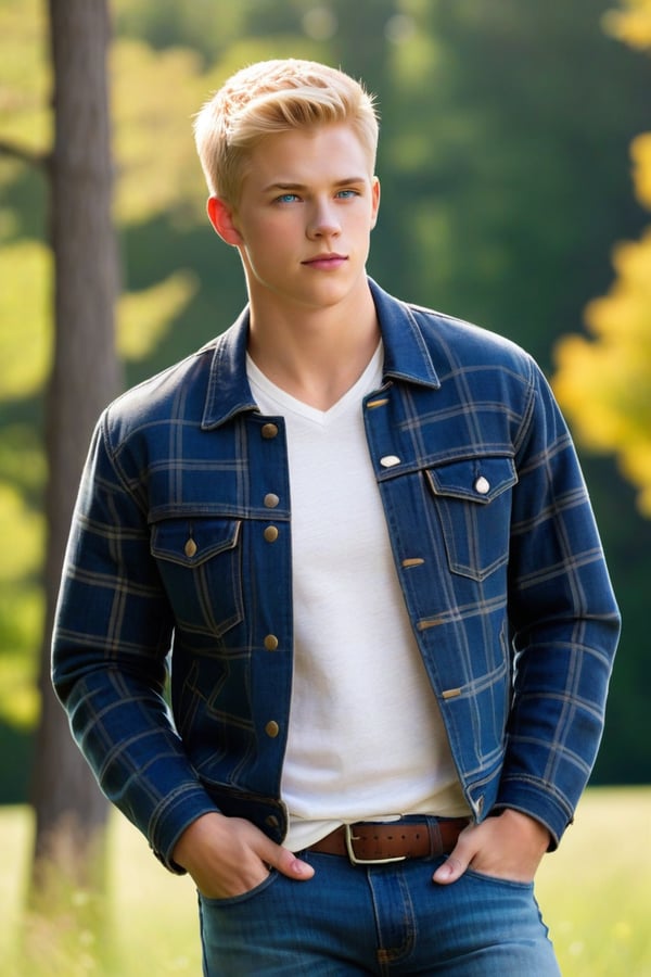 one male, Logan Shroyer, after | image created by ZedrikVonKatmahl ...