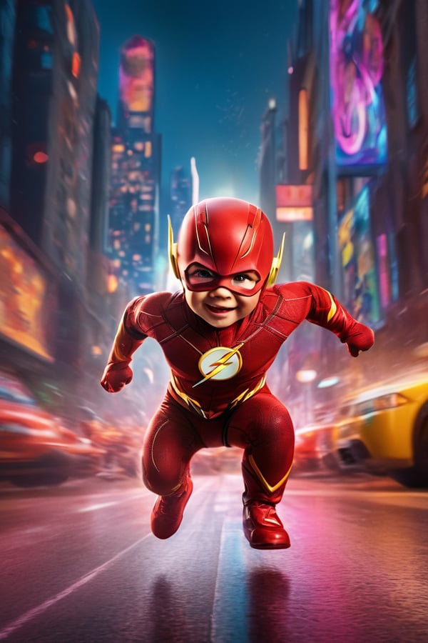 the flash kid | image created by AdonisKobi | Tensor.Art