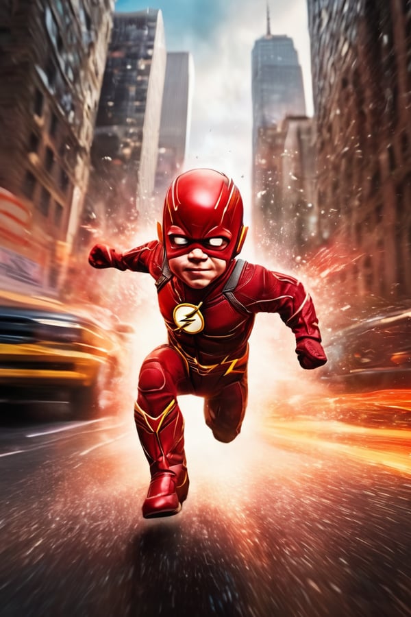 the flash kid | image created by AdonisKobi | Tensor.Art