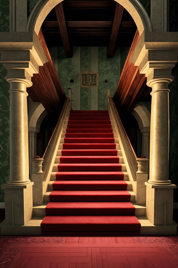the setting of a luxurious me | image created by user ...
