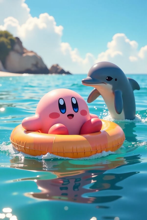 kirby | image created by user_688337430797050514 | Tensor.Art