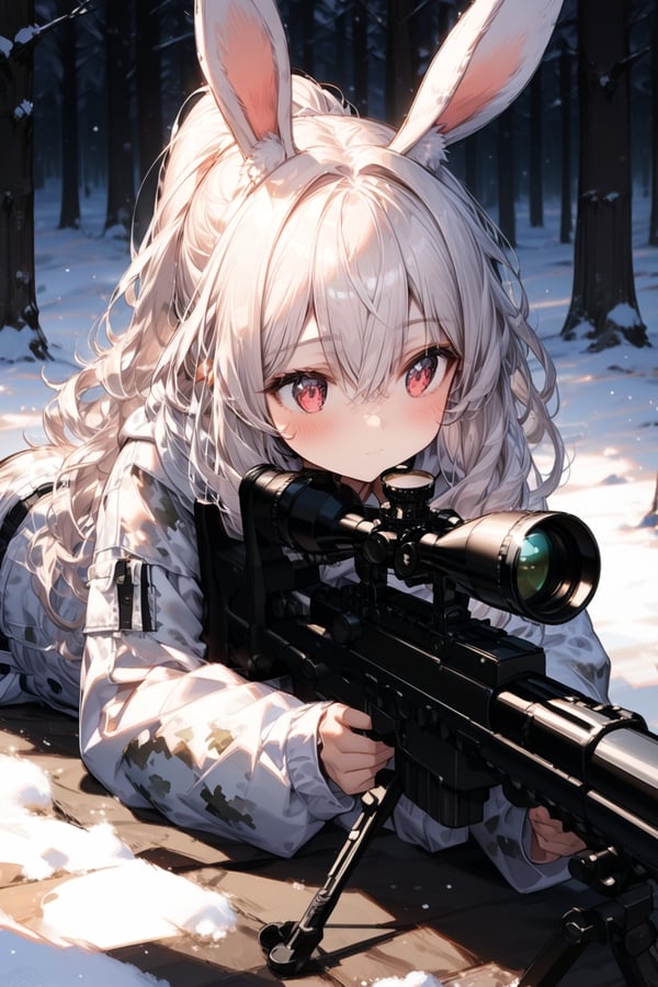 Rabbit Sniper🐇 ︻テحكـ━一 | image created by Tekeli_liw3 | Tensor.Art