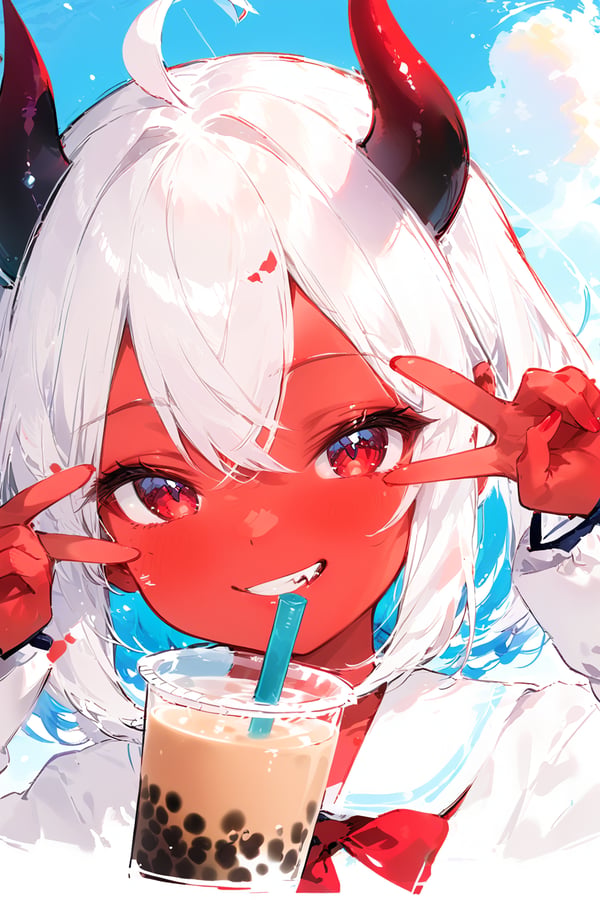 Demon-chan | image created by Tekeli_liw3 | Tensor.Art