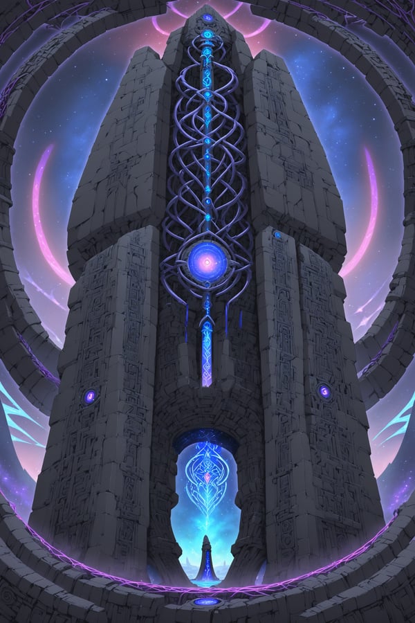 cosmic serpent, black iron key | image created by cauldron_cake ...