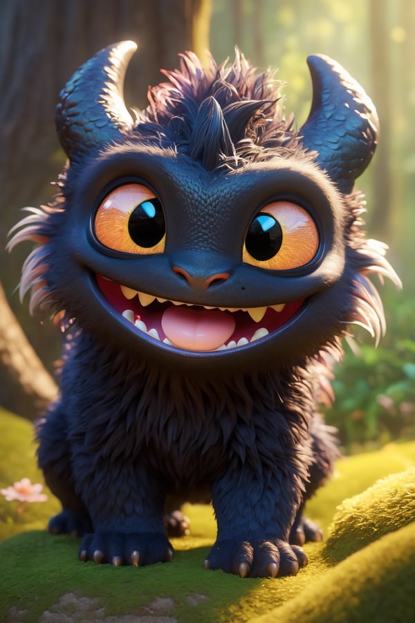 tiny,cute,3d monster,adorable | image created by juichuan | Tensor.Art
