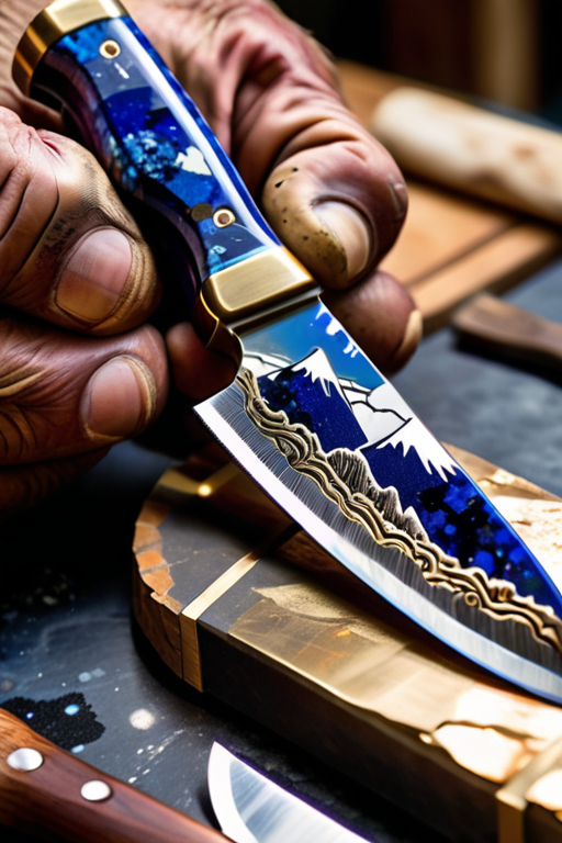 Knife project | image created by Corva Art | Tensor.Art