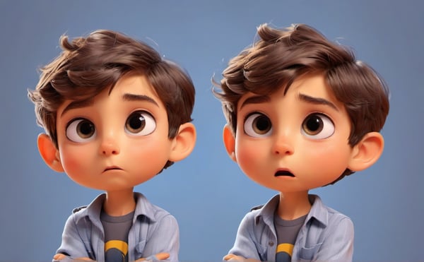 6 year old boy Cartoon charact | image created by MEDstudio | Tensor.Art