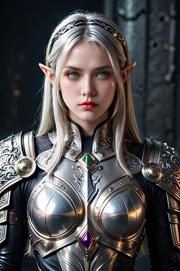A majestic high elf mercenary | image created by Tony | Tensor.Art