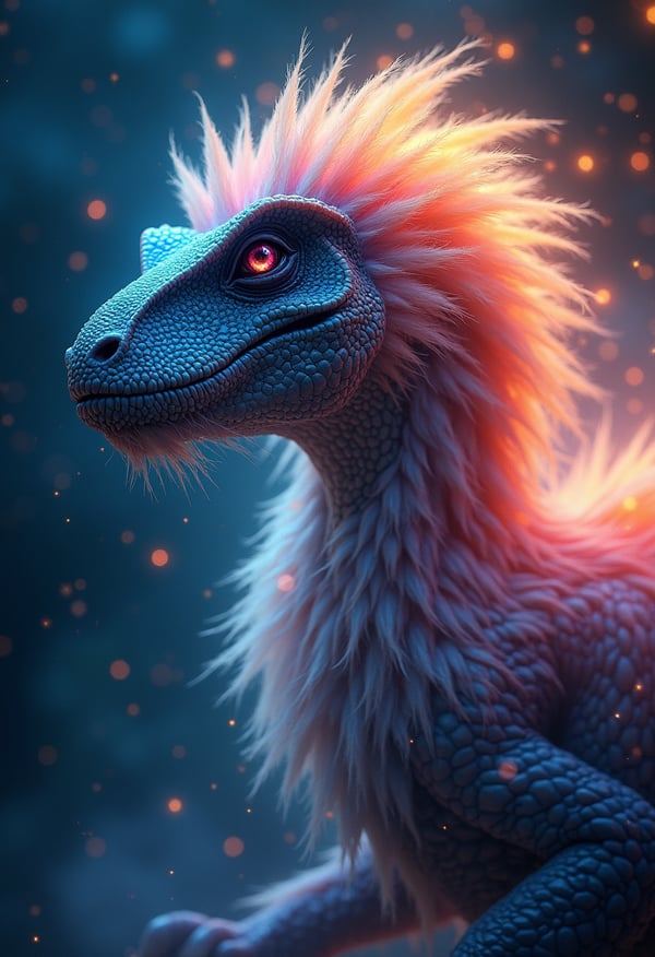 Magical animals, dinosaur | image created by Mikl_Art_1313 | Tensor.Art