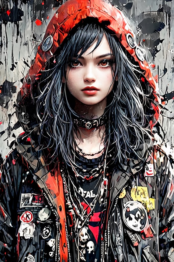 A punk rock version of Snow Wh | image created by Aoi | Tensor.Art