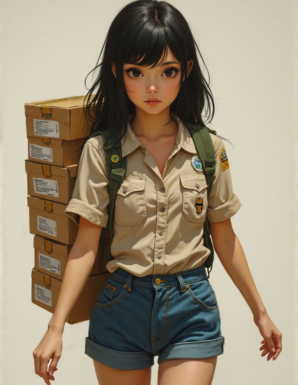 Girl Scouts selling Cookies. F | image created by JohnnyDangerously369 ...