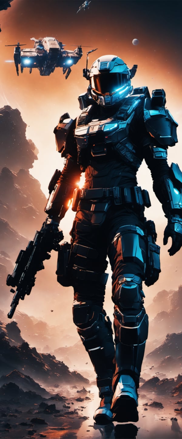 intergalactic bounty hunter, f | image created by Nocturnal Wasabi ...