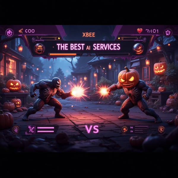 A dynamic fighting game UI for | image created by xBeeusa | Tensor.Art
