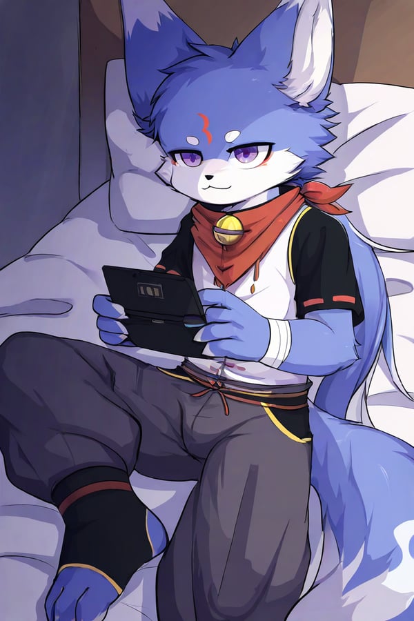 solo,male_focus, zi-ran,[fox e | image created by sky_bai | Tensor.Art