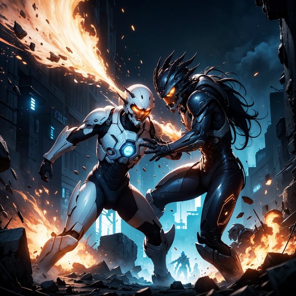EPIC BATTLE / FIGHT SCENE #2 | image created by pyefs | Tensor.Art