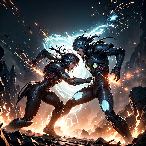 EPIC BATTLE / FIGHT SCENE #3 | image created by pyefs | Tensor.Art