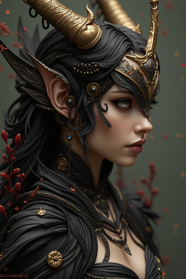 create an female demon form th | image created by Gypsy-Rose NZ ...