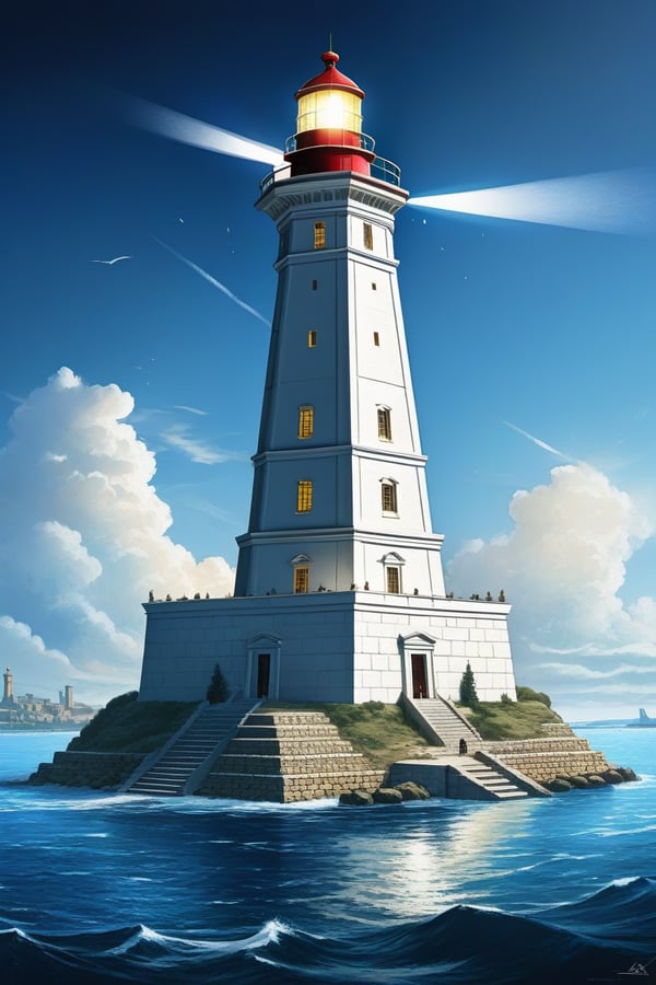 create lighthouse of alexandri | image created by Gypsy-Rose NZ ...