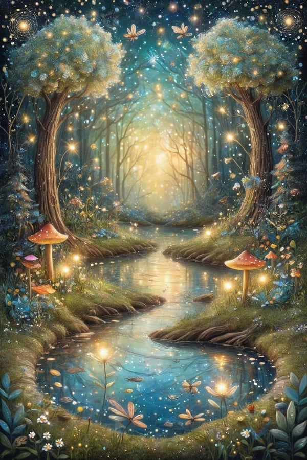 Whimsical Magic Forest in the | image created by Gypsy-Rose NZ | Tensor.Art