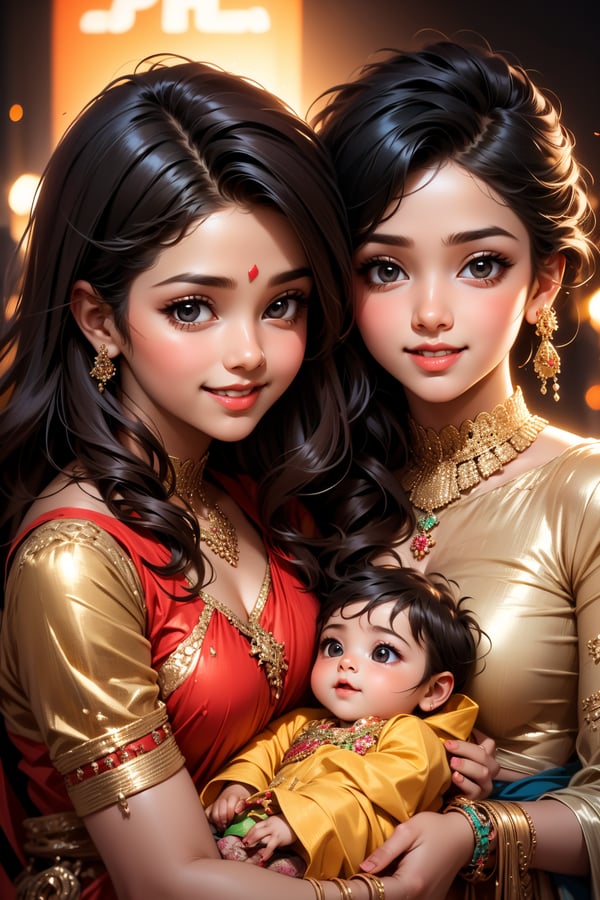 1girl, smile, multiple girls, | image created by CM ArtStar | Tensor.Art
