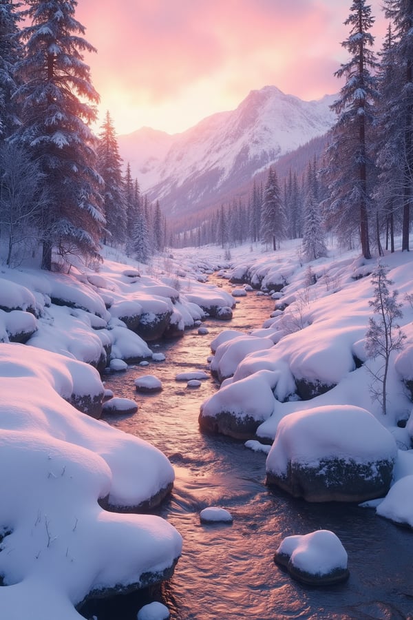 snow scene 1 | image created by WHOCARE_2 | Tensor.Art