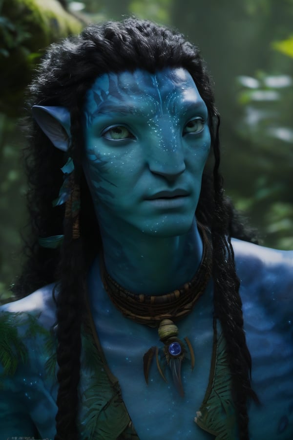 Mixed Na'vi Male | image created by NaraBars | Tensor.Art