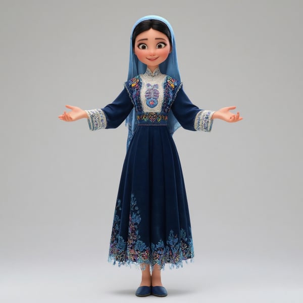 3D Pixar style of young woman | image created by Jackie92 | Tensor.Art