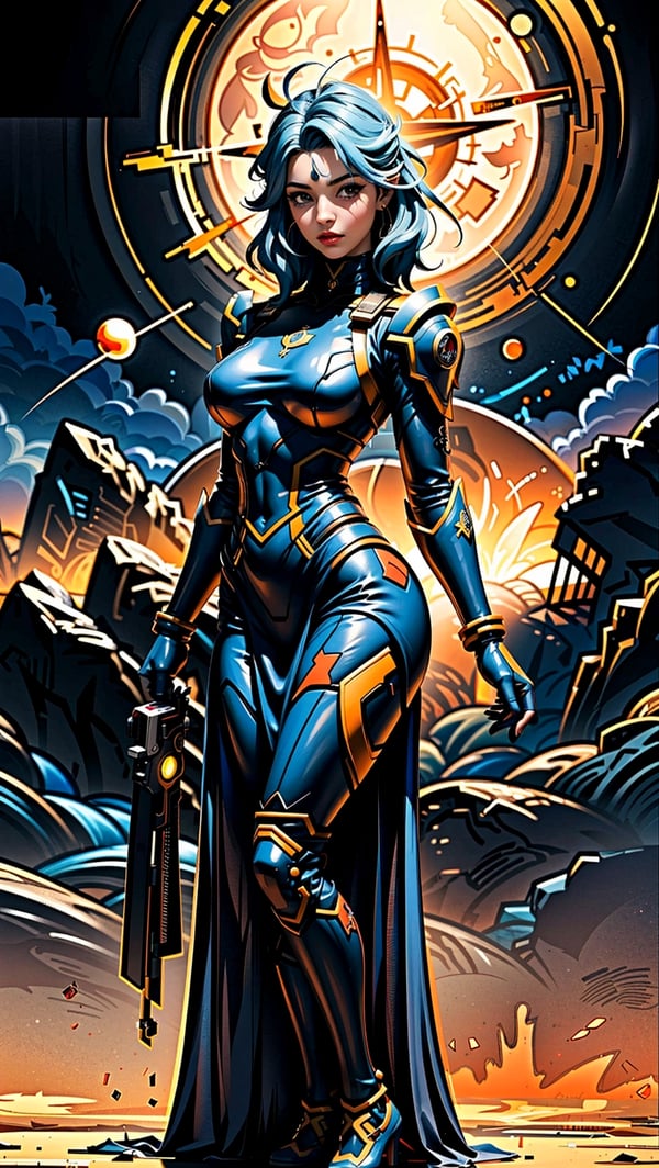 Girl Warrior | image created by treadstone | Tensor.Art