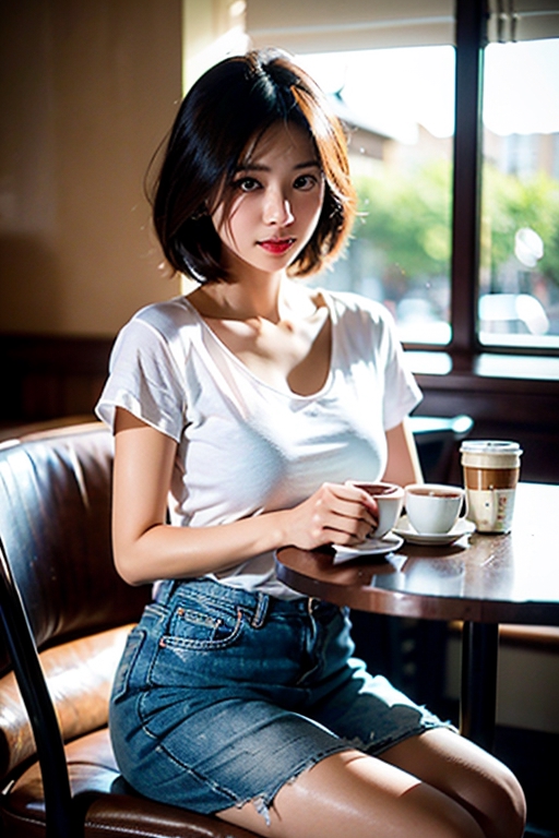 a beautiful Korean young lady | image created by treadstone | Tensor.Art